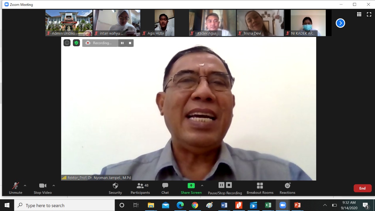 Initial Orientation of Pre-service PPG, Undiksha Expects Participants ...