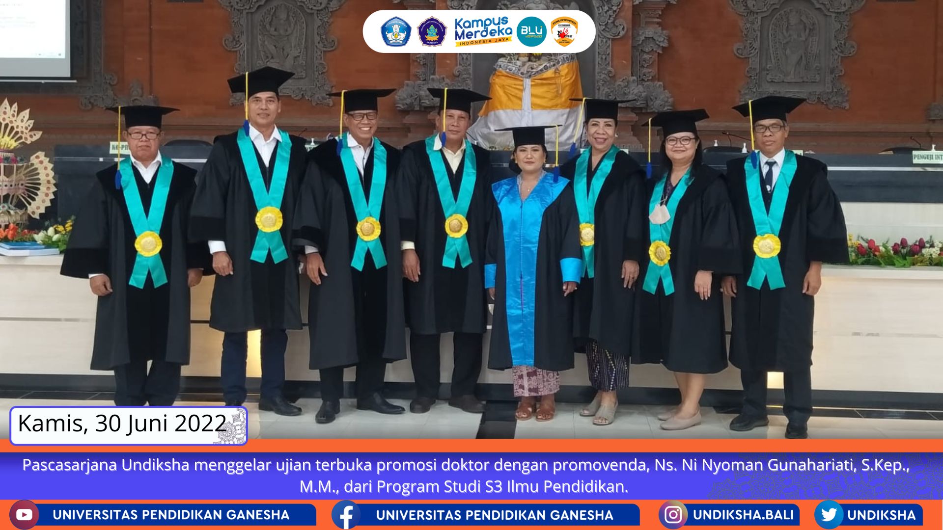 Postgraduate Undiksha Gives Birth to the 35th Doctor - Universitas ...