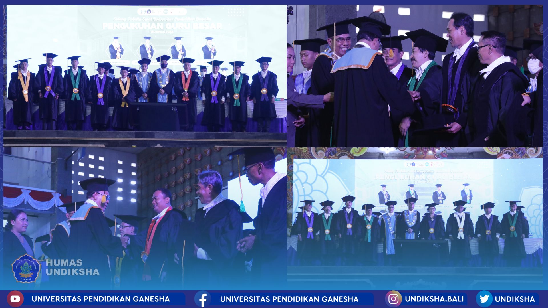 In 30th Anniversary, Undiksha Inaugurates 17 Professors - Universitas ...