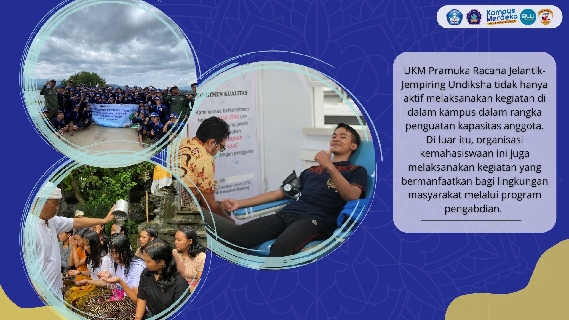 Community Service, Undiksha Scout Student Activity Unit Plant Mangroves ...