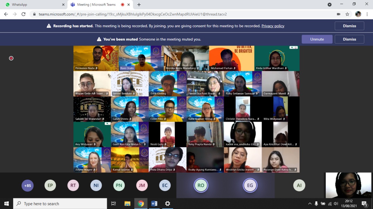 The ICEE Virtual English Immersion Camp #2 - ICEE VEIC Olympics Closing ...