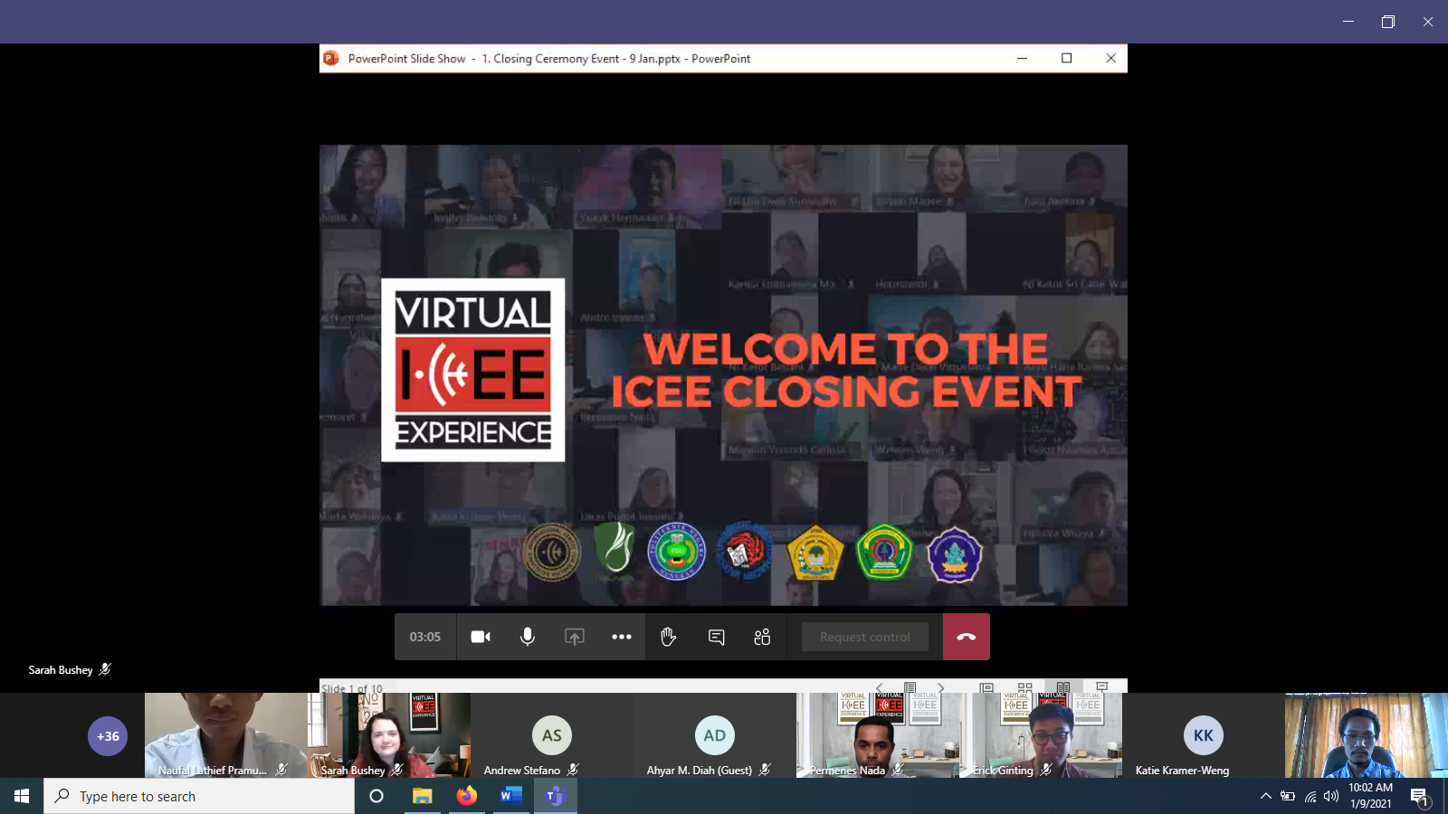 ICEE Closing Event - Virtual ICEE Experience - Unit Kerjasama