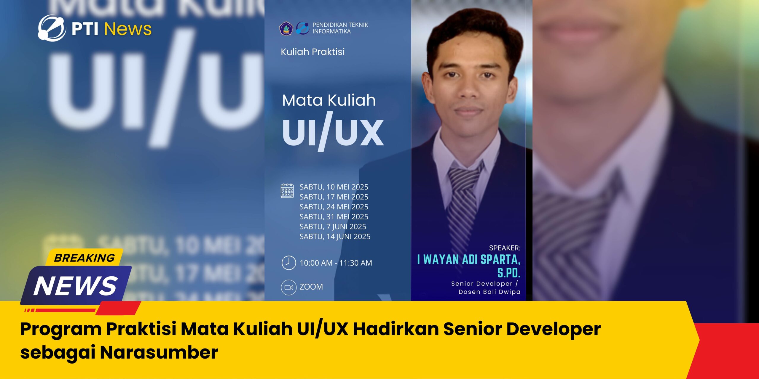 Program Praktisi Mata Kuliah UI/UX Hadirkan Senior Developer sebagai ...
