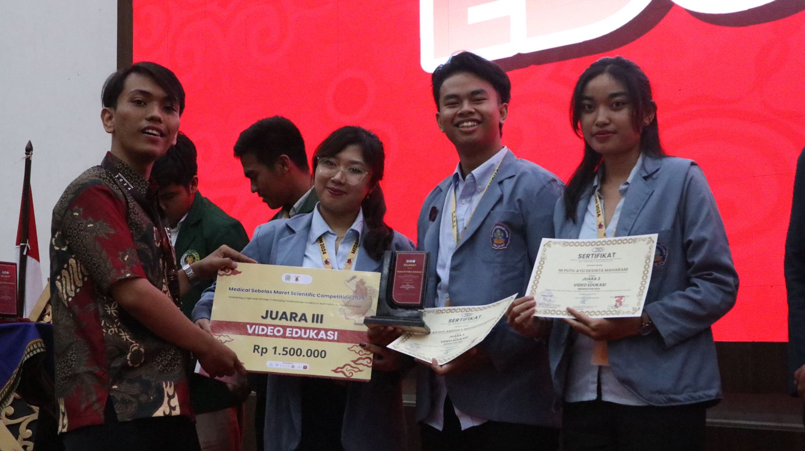 Mencetak Juara! Mahasiswa Kedokteran Undiksha Raih Juara III Lomba Video Edukasi dalam ...