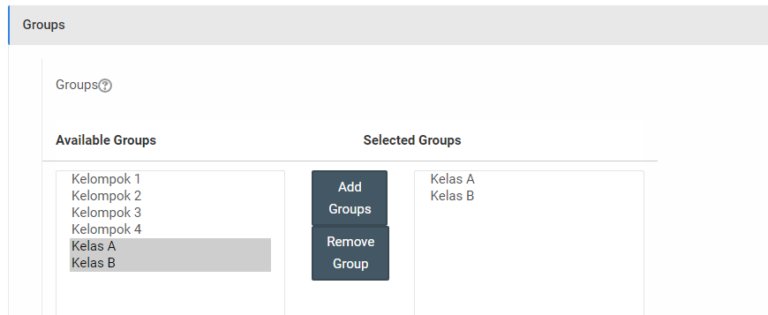 Kelola Kelas Dengan Group Choice Moodle - UPA TIK Undiksha