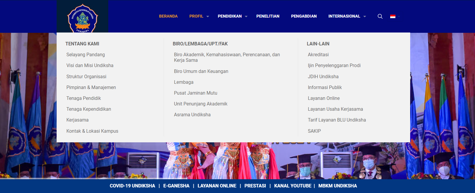 Mengelola Menu dan Submenu - UPA TIK Undiksha