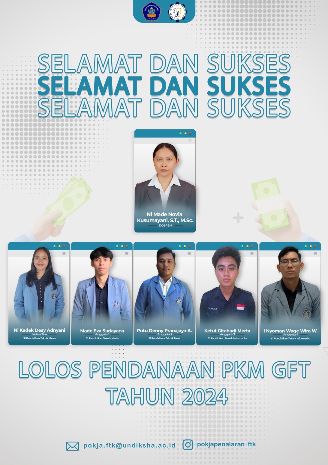 Mahasiswa Pendidikan Teknik Mesin Undiksha Raih Pendanaan di PKM-GFT dengan Inovasi Rumah Anti ...