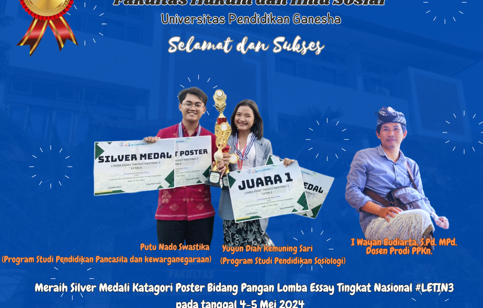 Mahasiswa FHIS Undiksha Meraih Silver Educational Nomination Medal Dalam Ajang Lomba Essay ...