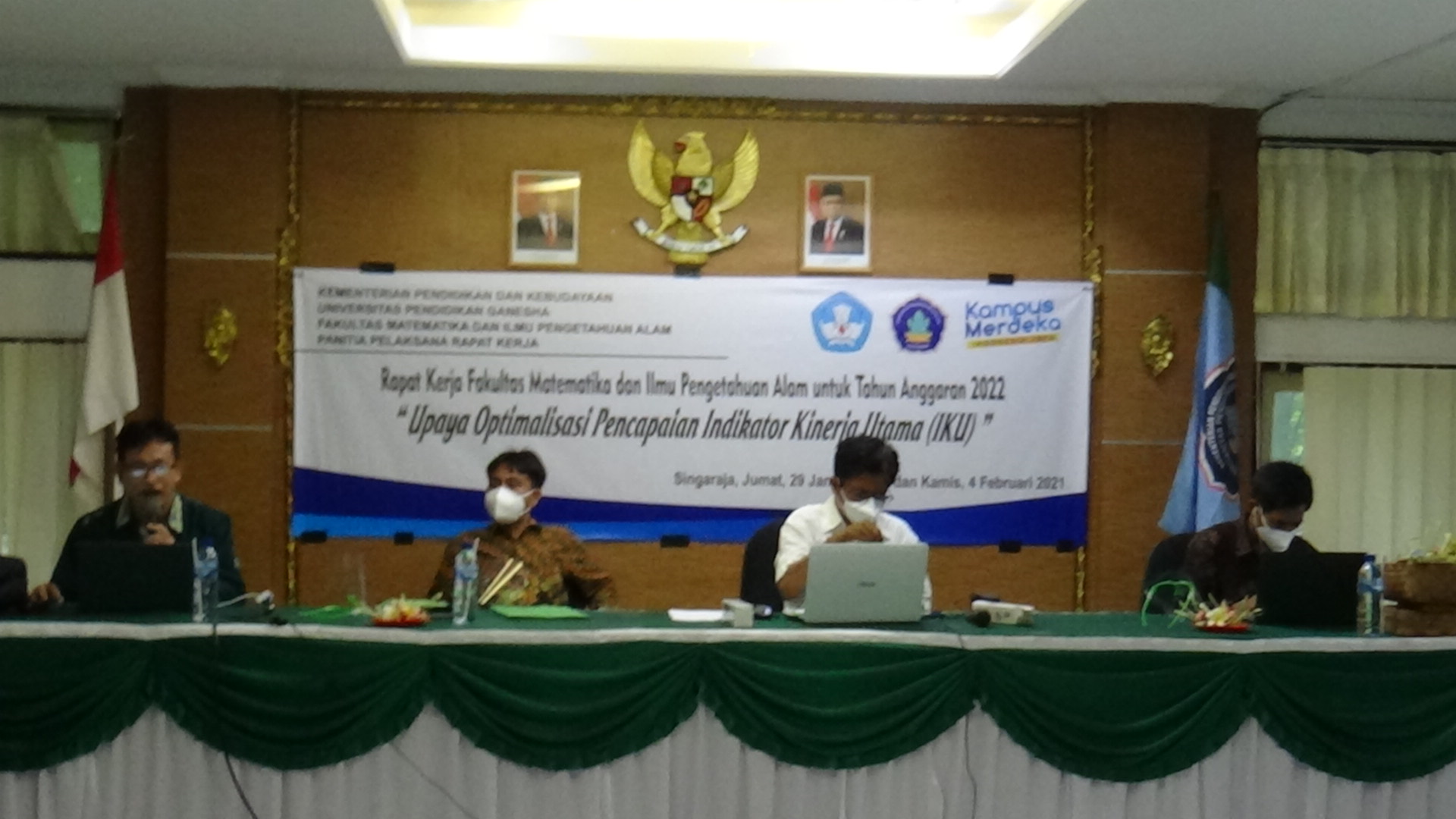 Rapat Kerja FMIPA Undiksha untuk Tahun Anggaran 2022 Sebagai Upaya Optimalisasi Pencapaian ...