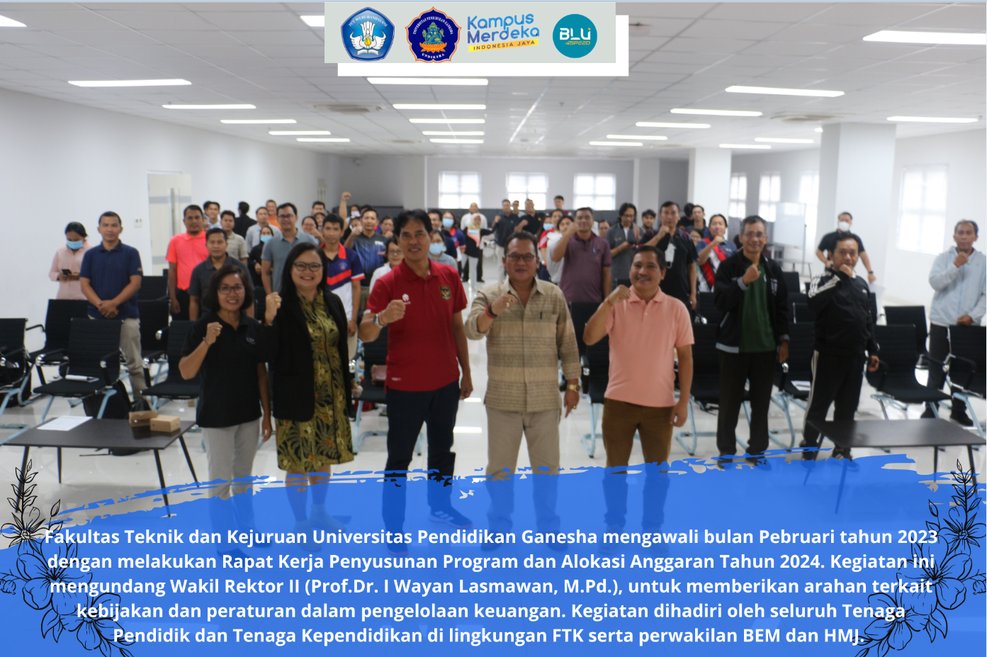 Working Meeting on Program Preparation and Budget Allocation for 2024, Undiksha Technical and ...