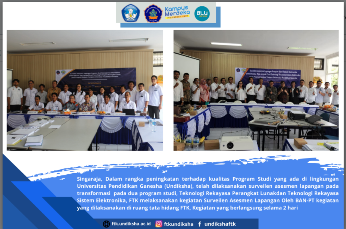 TRPL and TRSE Two Study Programs at FTK Conduct Field Assessment ...